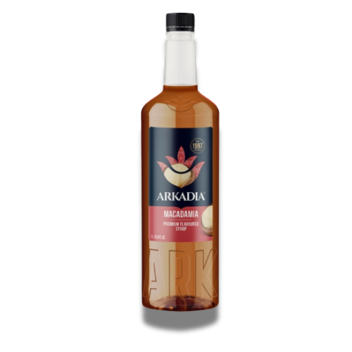 Savor Delicious Beverages with Arkadia Premium Macadamia Syrup 1L in ...
