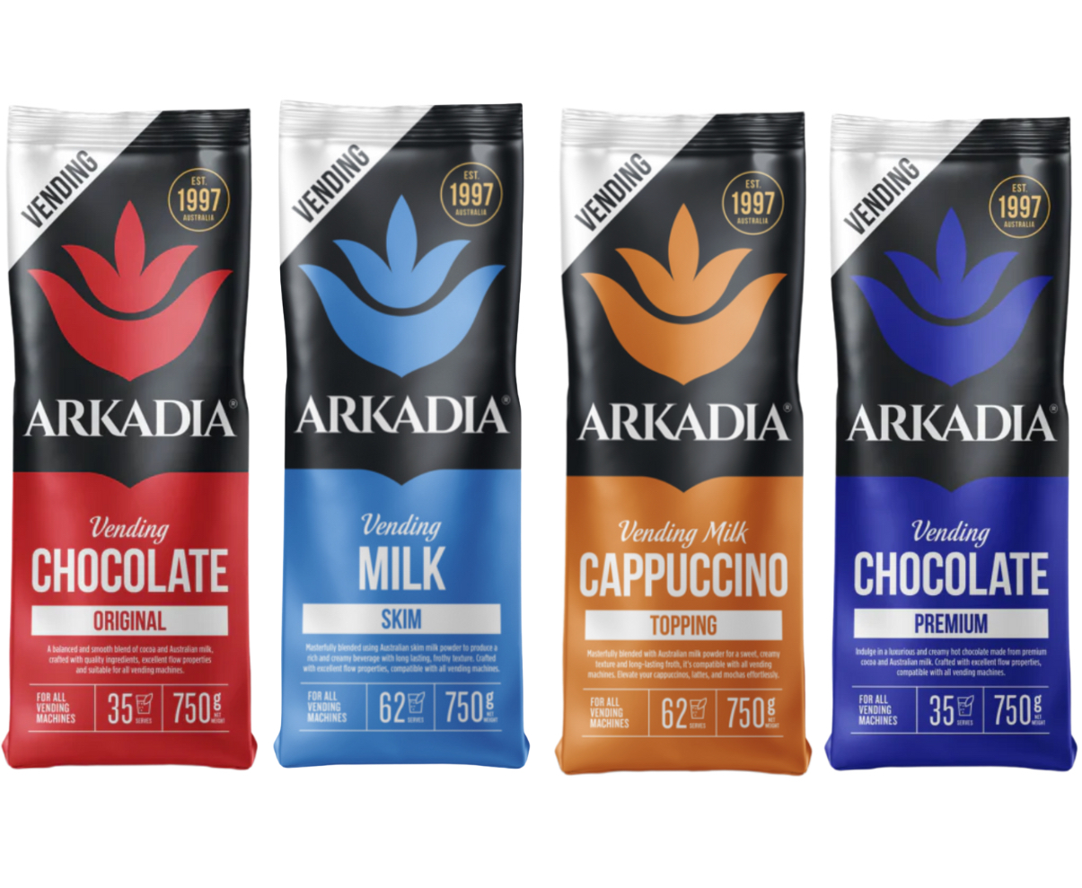 Arkadia Vending Range | Quality Powder Solutions - Eighteen Grams